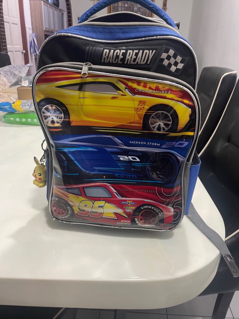 Disney Pixar Cars school bag, Everything Else, Others on Carousell