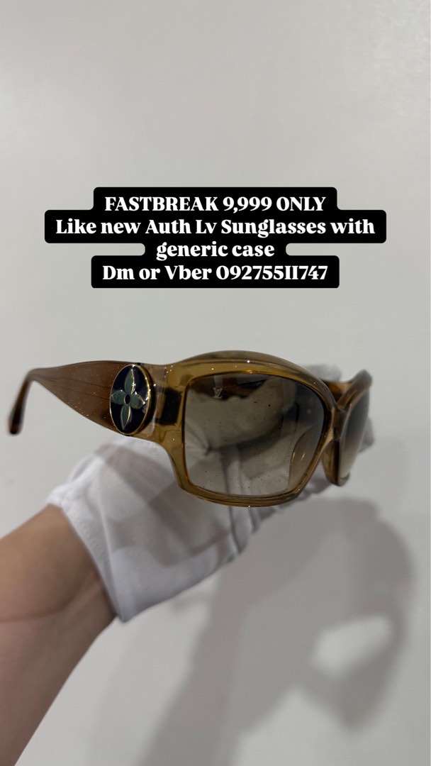 FASTBREAK Authentic Louis Vuitton Lv Sunglasses Shades Monogram Mens ...