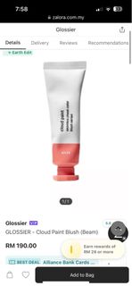 Glossier Cloud Paint blush in SOAR, Beauty & Personal Care, Face, Makeup on Carousell