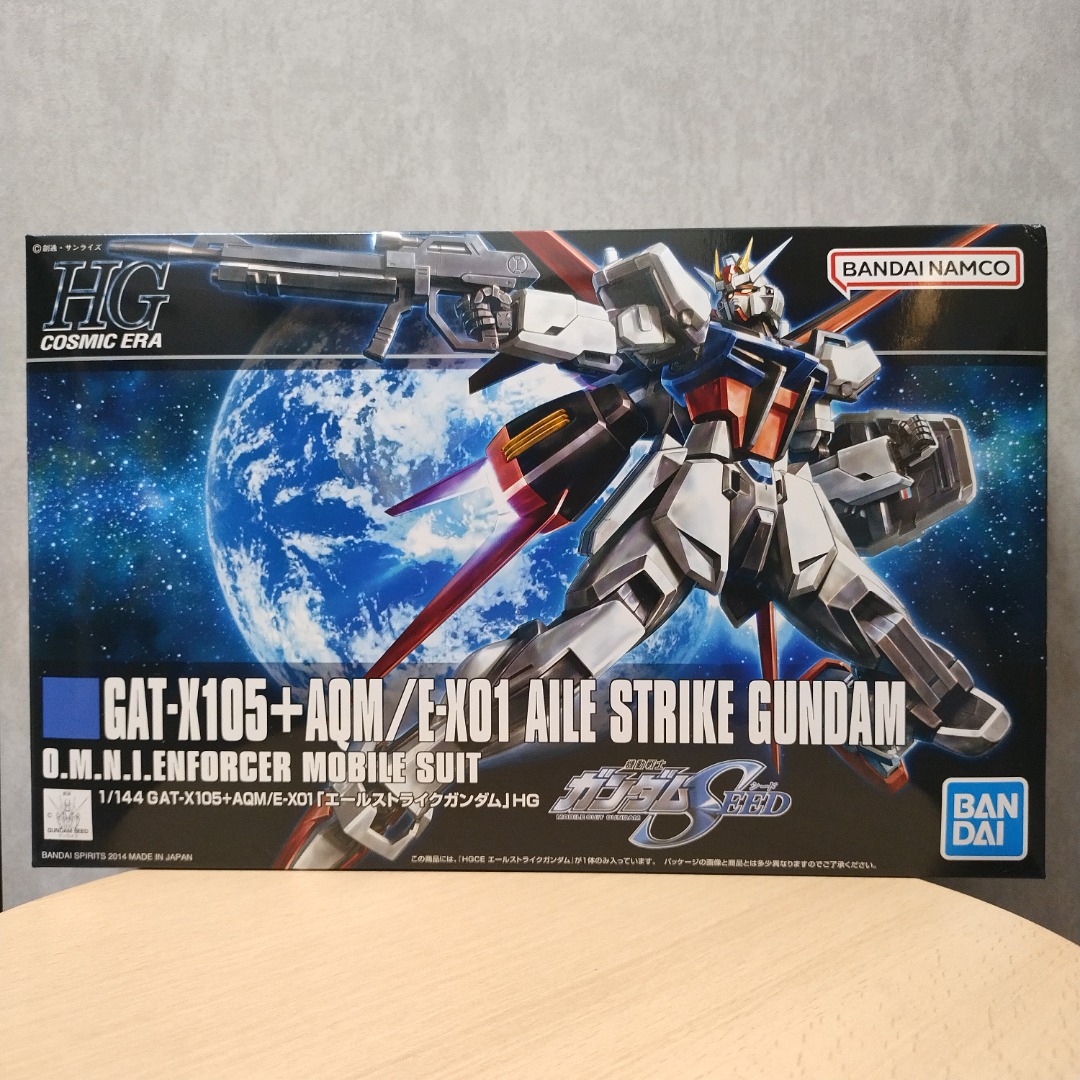 【HG】HGCE 1/144 GAT-X105+AQM/E-X01 AILE STRIKE GUNDAM 機動型突擊高達《機動戰士高達SEED ...