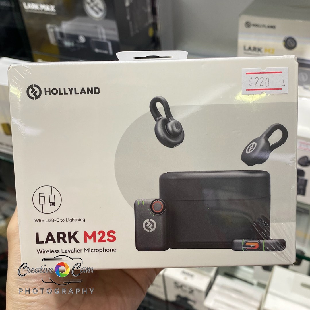Hollyland LARK M2S Combo 2 Person Wireless Microphone System for ...