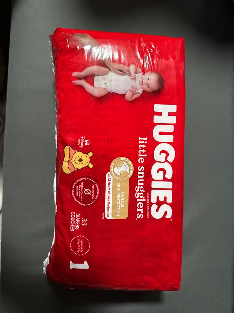 Huggies New born /Size 1 diaper up to 14 lbs, 兒童＆孕婦用品, 洗澡及換尿片, 洗澡及換尿片 ...