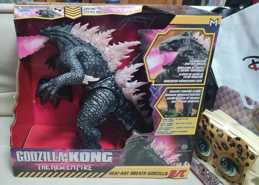 Jada Toys Godzilla X Kong: Heat-Ray Breath Godzilla Remote Control ...