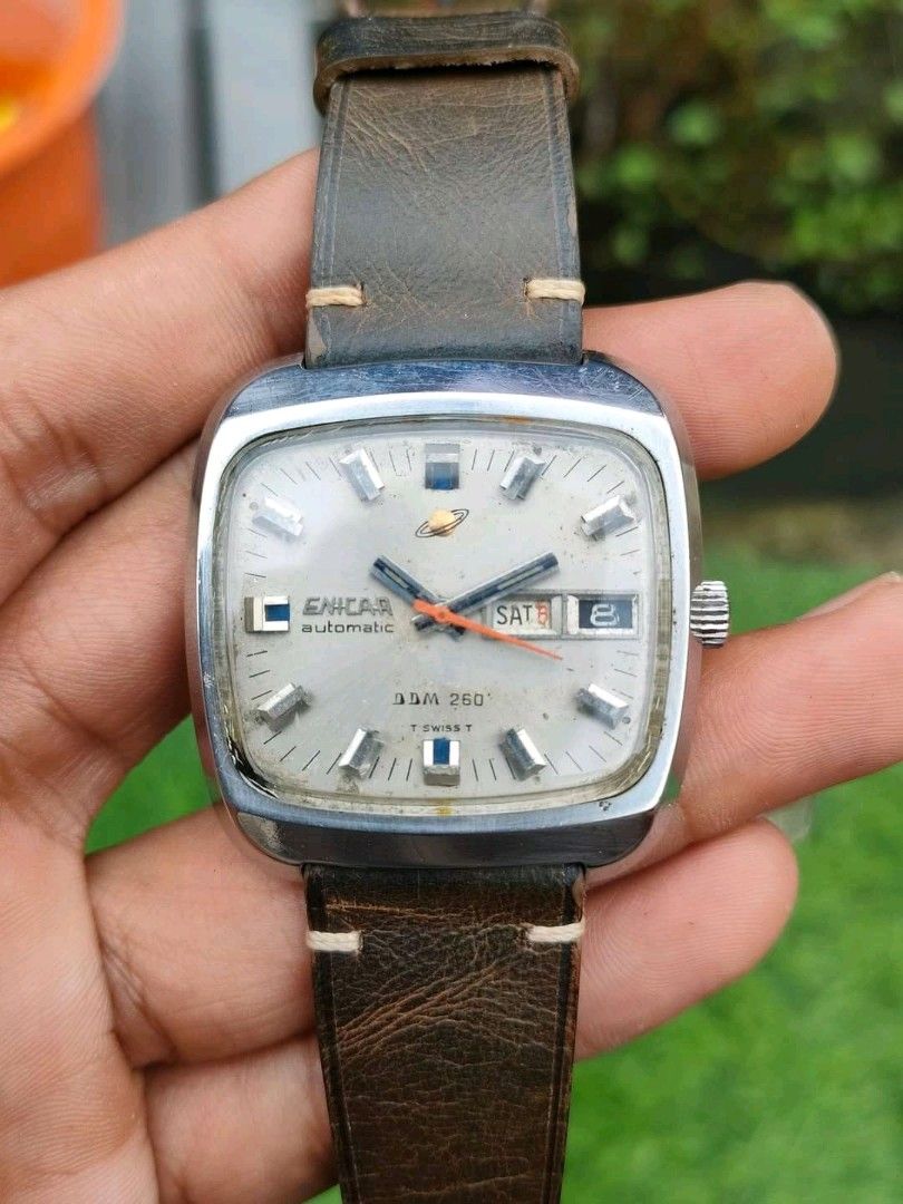 Jam enicar ddm260 antik vintage original not seiko longines tissot rado ...