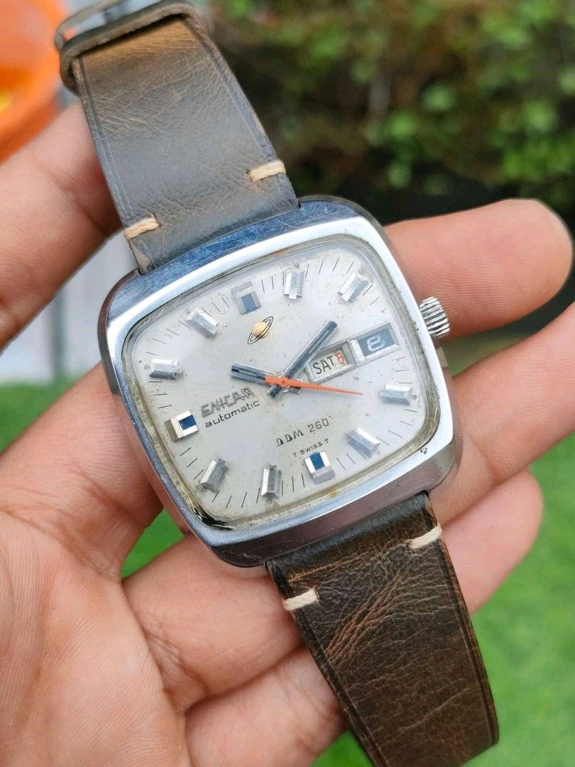 Jam enicar ddm260 antik vintage original not seiko longines tissot rado ...