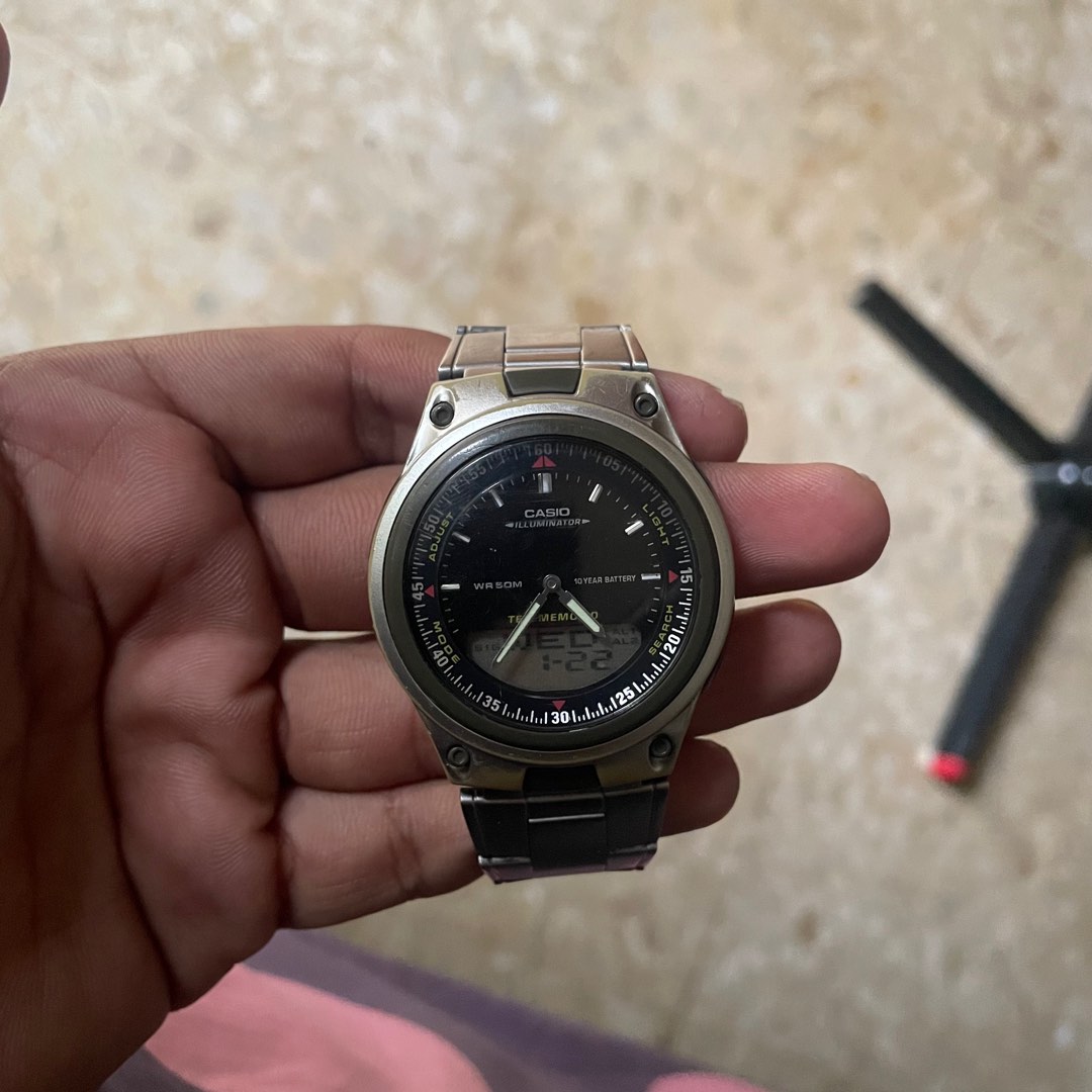 JAM TANGAN CASIO AW-80 ILLUMINATOR ORIGINAL JAPAN, Fesyen Pria, Jam ...