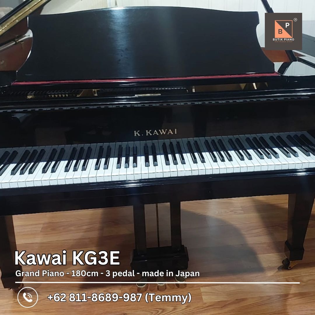 Kawai KG3E Grand Piano Japan, Musik & Media, Alat di Carousell