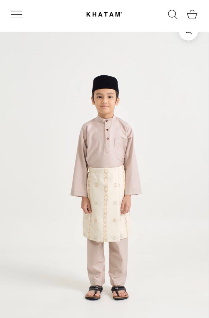 Kids khatam baju melayu, Men's Fashion, Muslim Wear, Baju Melayu on ...