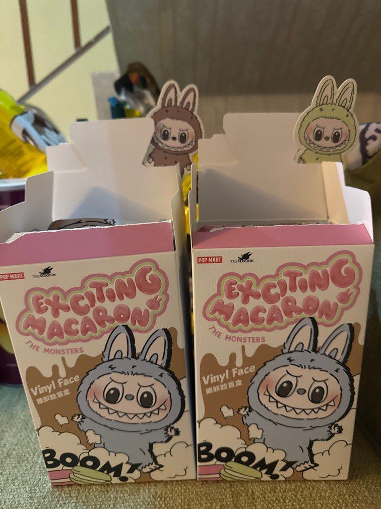 LABUBU V1 TOFFEE & GREEN GRAPE, Hobbies & Toys, Toys & Games on Carousell