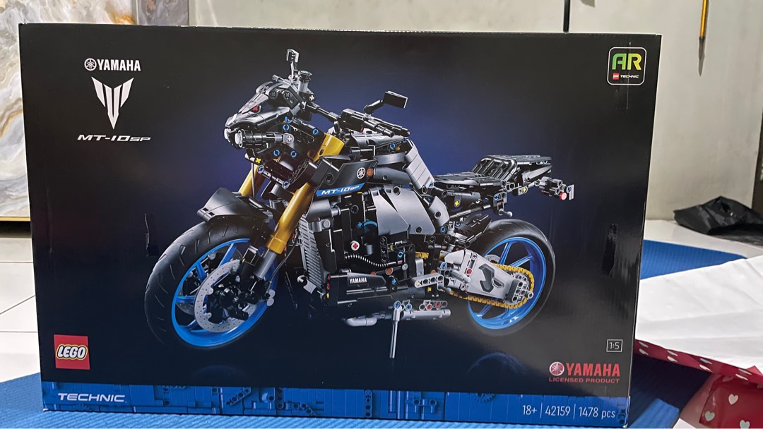 Lego technic 42159 Yamaha MT-10 SP Building Kit (1,478 Pieces) Mainan ...