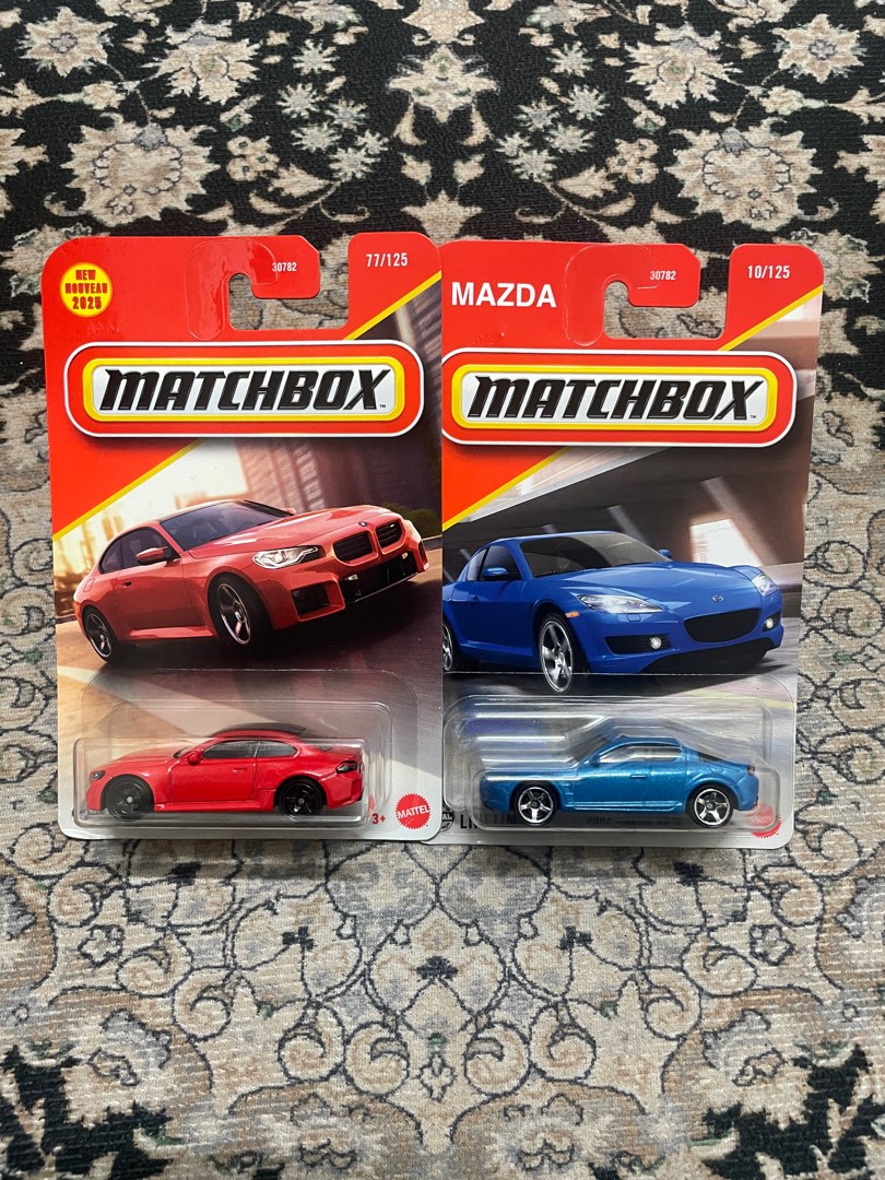LOT MATCHBOX BMW M2 & MAZDA RX-8, Hobbies & Toys, Toys & Games on Carousell