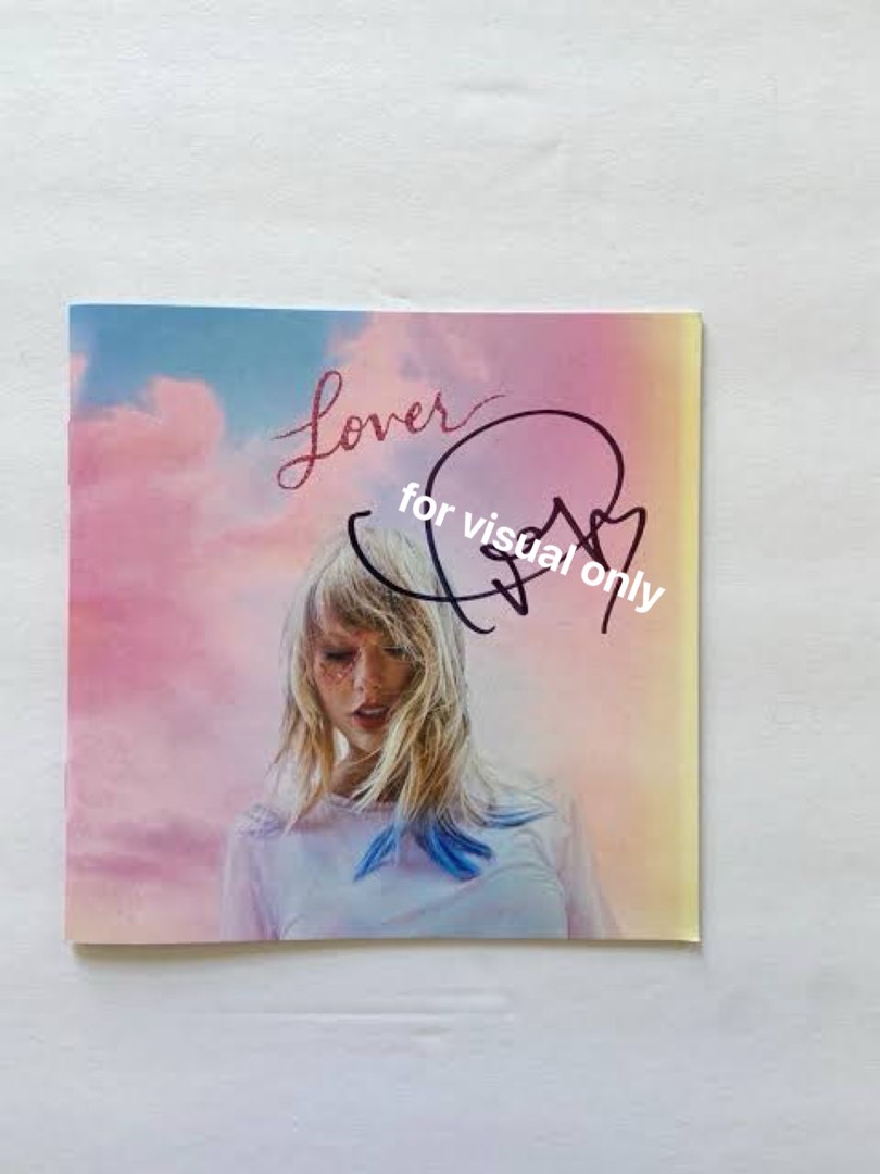 Lover Signed Taylor Swift, Hobbies & Toys, Music & Media, CDs & DVDs on ...