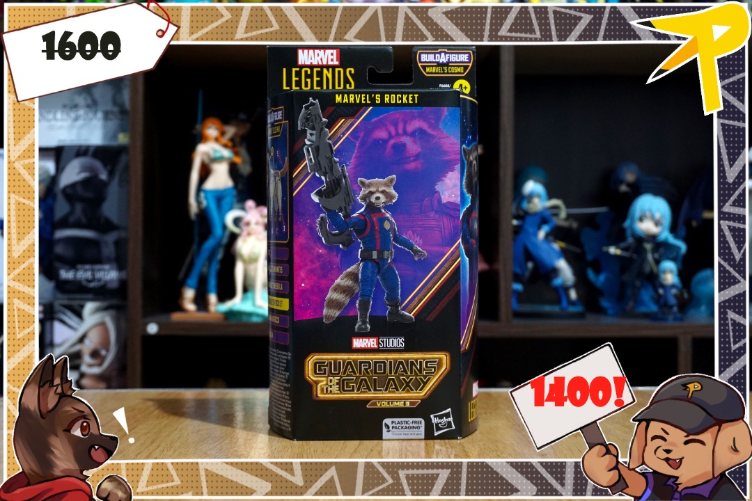 (MARVEL LEGENDS) ROCKET RACCOON, Hobbies & Toys, Toys & Games on Carousell