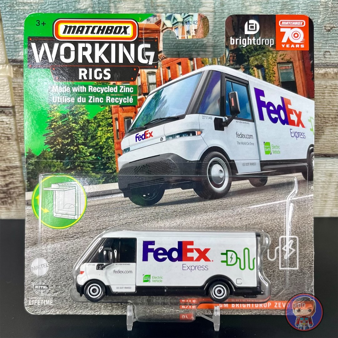 Matchbox Working Rigs GM Brightdrop Zevo 600 1:64 Scale Diecast Model ...