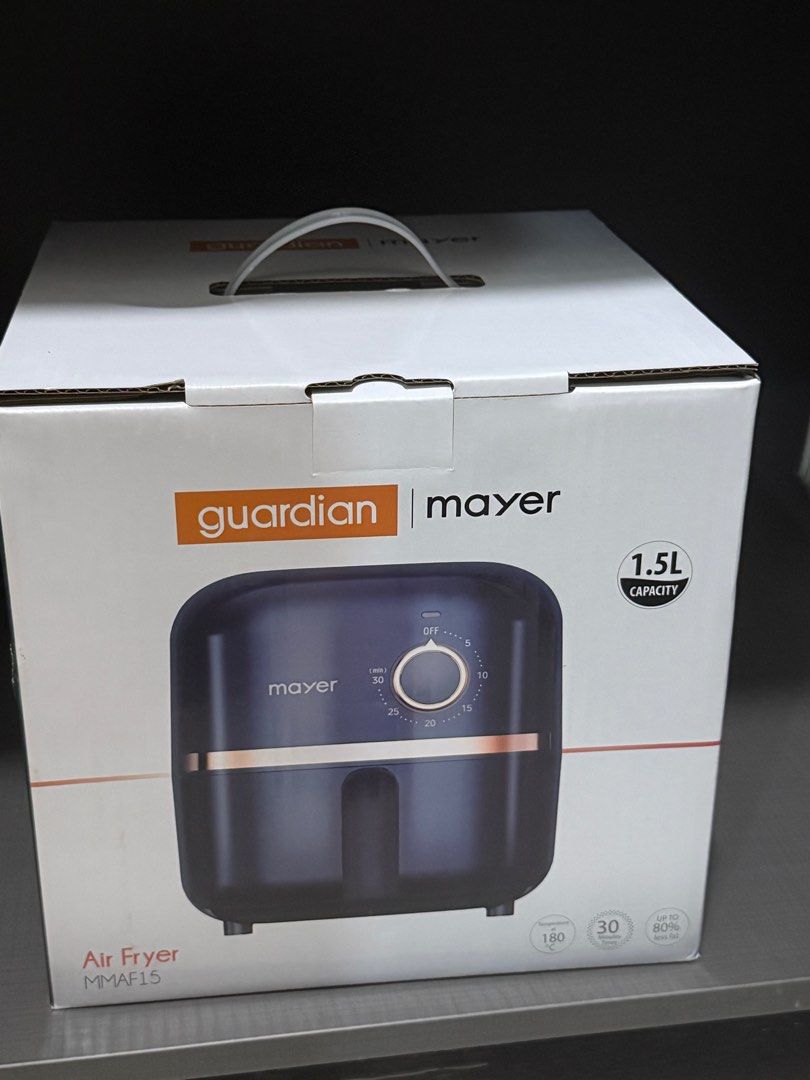 Mayer Mini Air Fryer With 9 Menu Functions & 3D Hot Air Circulation (2.0L) AF20M-YE01A, TV ...