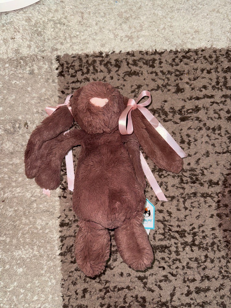 MEDIUM BASHFUL FUDGE BUNNY JELLYCAT, Hobbies & Toys, Toys & Games on ...