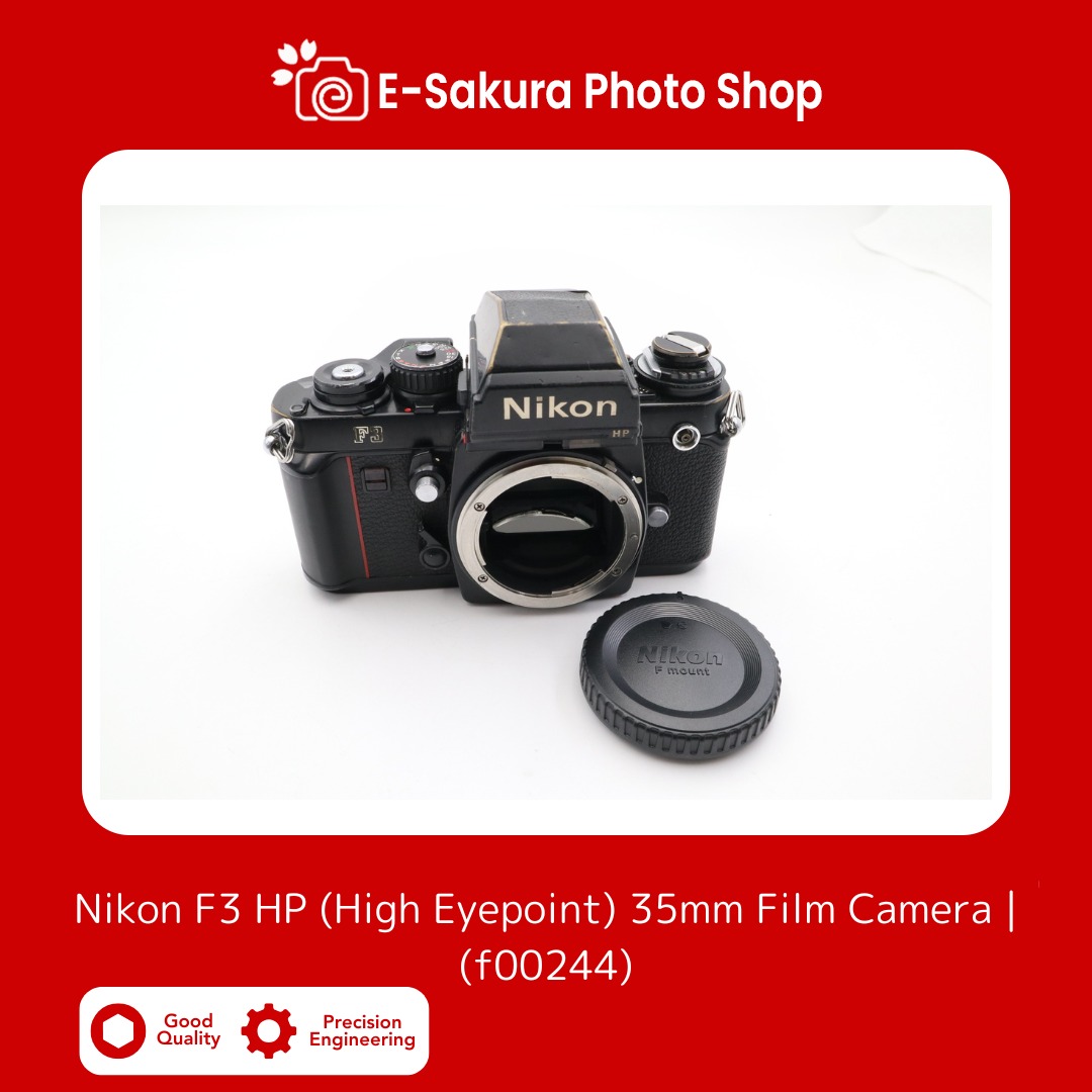 Nikon F3 HP (High Eyepoint) 35mm Film Camera (f00244) on Carousell