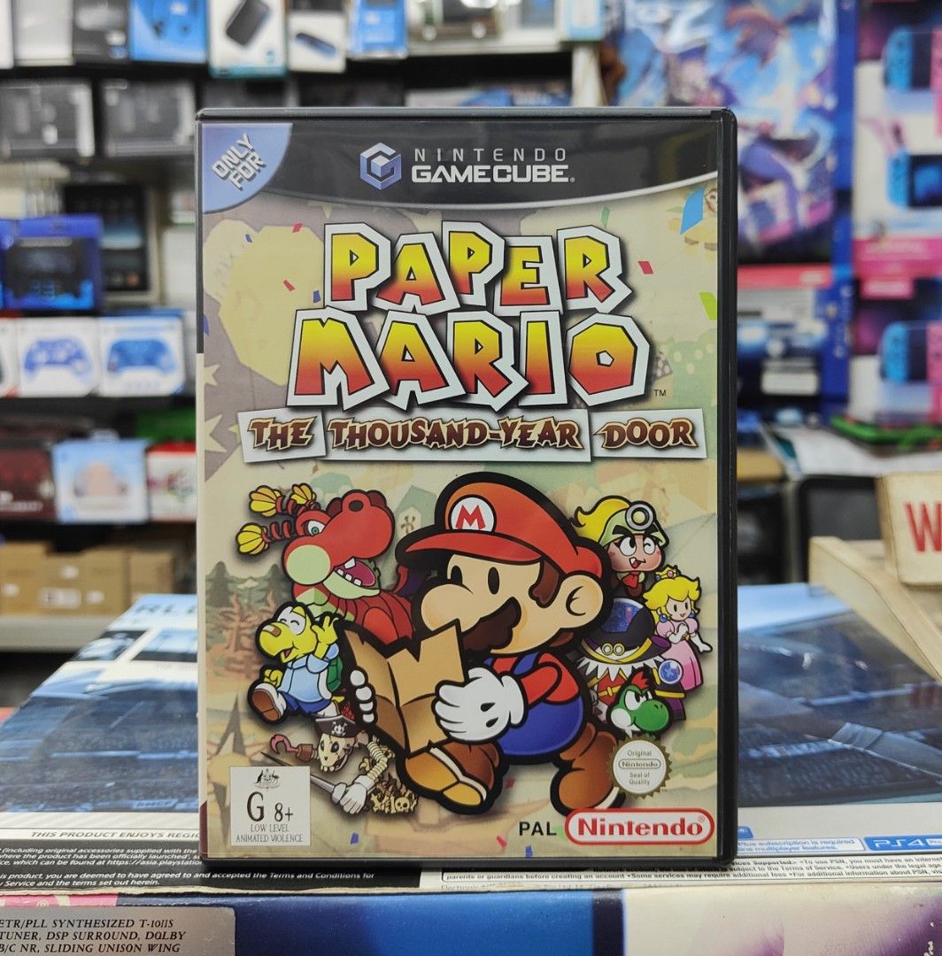 Nintendo GameCube Paper Mario The Thousand Year Door ( PAL Version ...