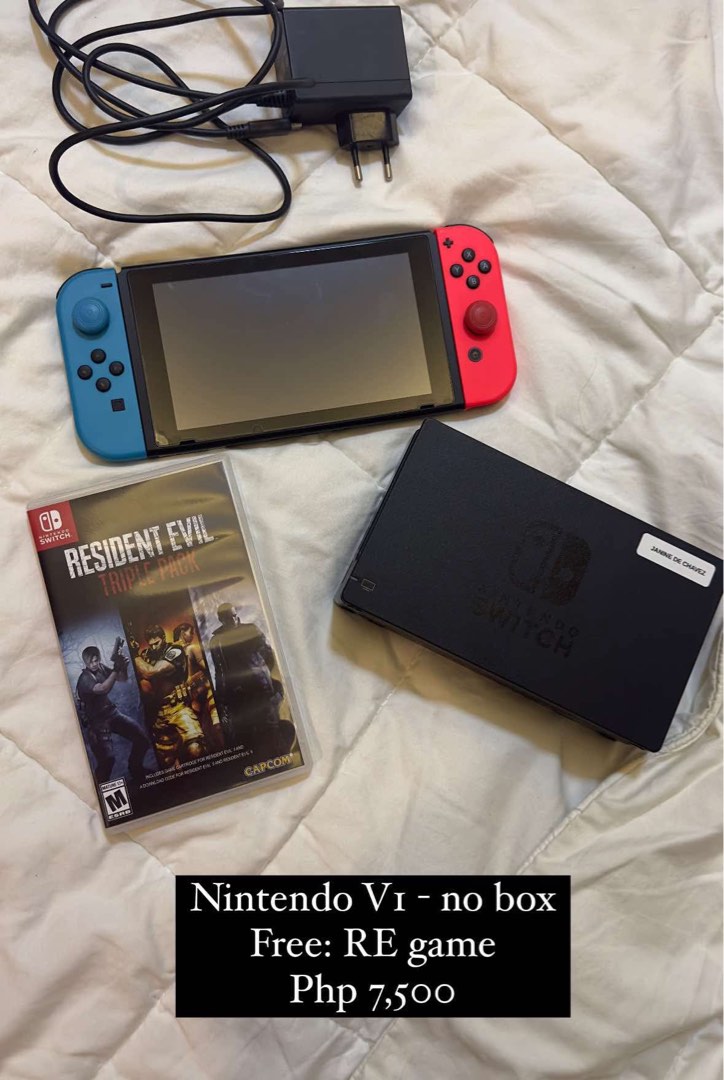 Nintendo v1, Video Gaming, Video Game Consoles, Nintendo on Carousell