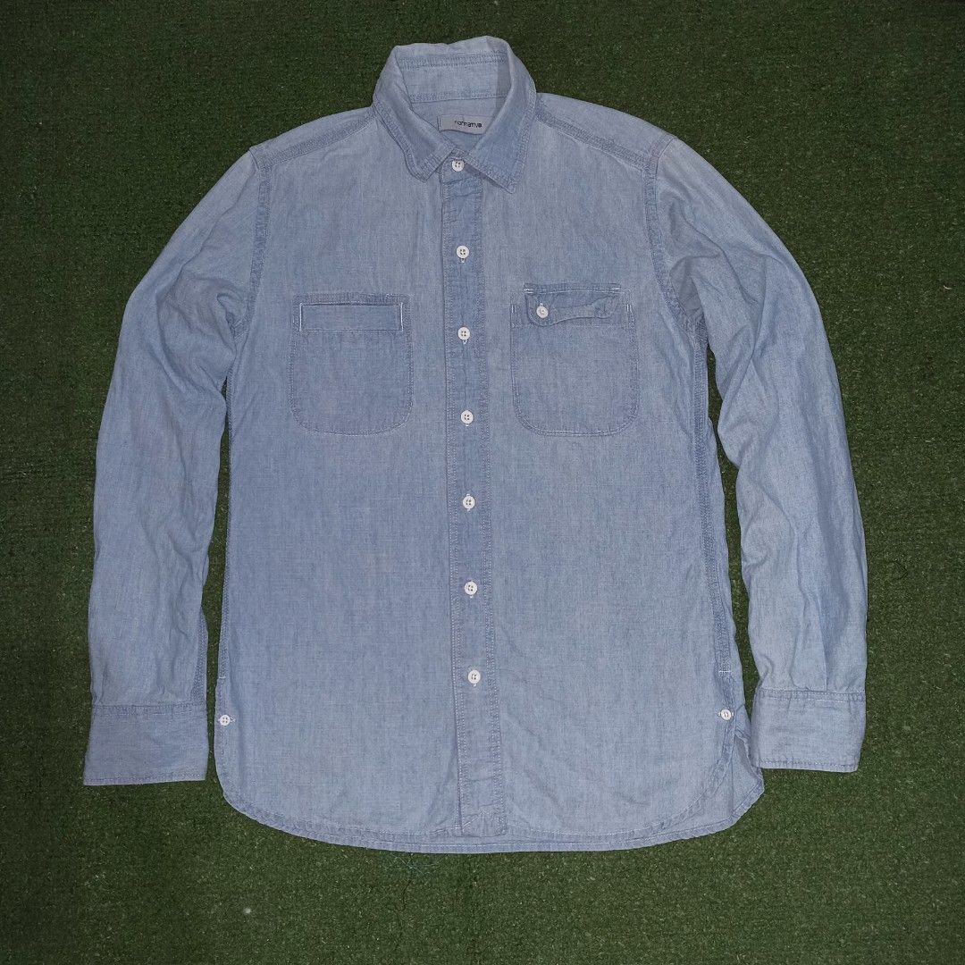 Nonnative Japan Chambray Denim Shirt Kemeja Jeans Original no Uniqlo ...