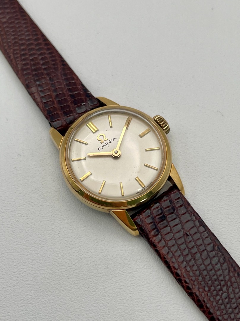 Omega 511.015 Vintage Women's Watch in Gold, Luxury, Watches on Carousell