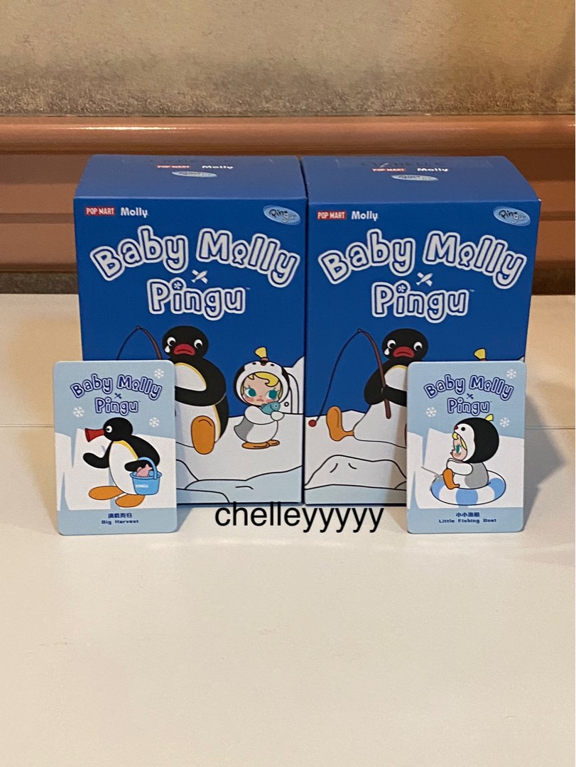 Popmart Baby Molly x Pingu Sealed Foil Blind Box, Hobbies & Toys, Toys ...