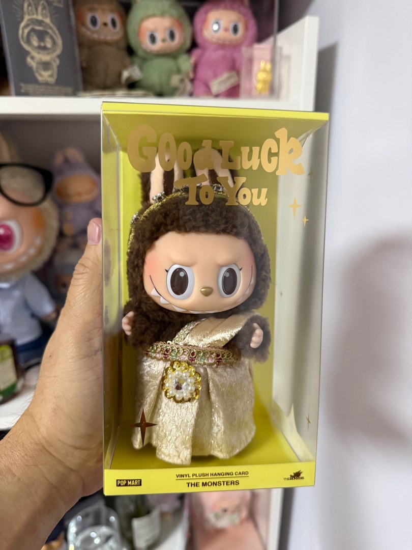 Popmart Good Luck To You Labubu, Hobbies & Toys, Toys & Games on Carousell