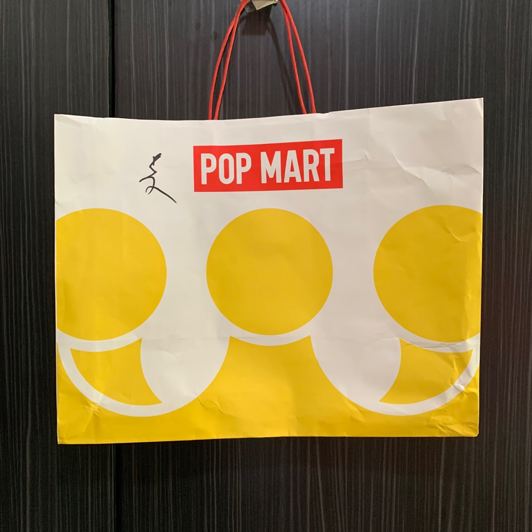 Popmart large Paperbag, Hobbies & Toys, Toys & Games on Carousell