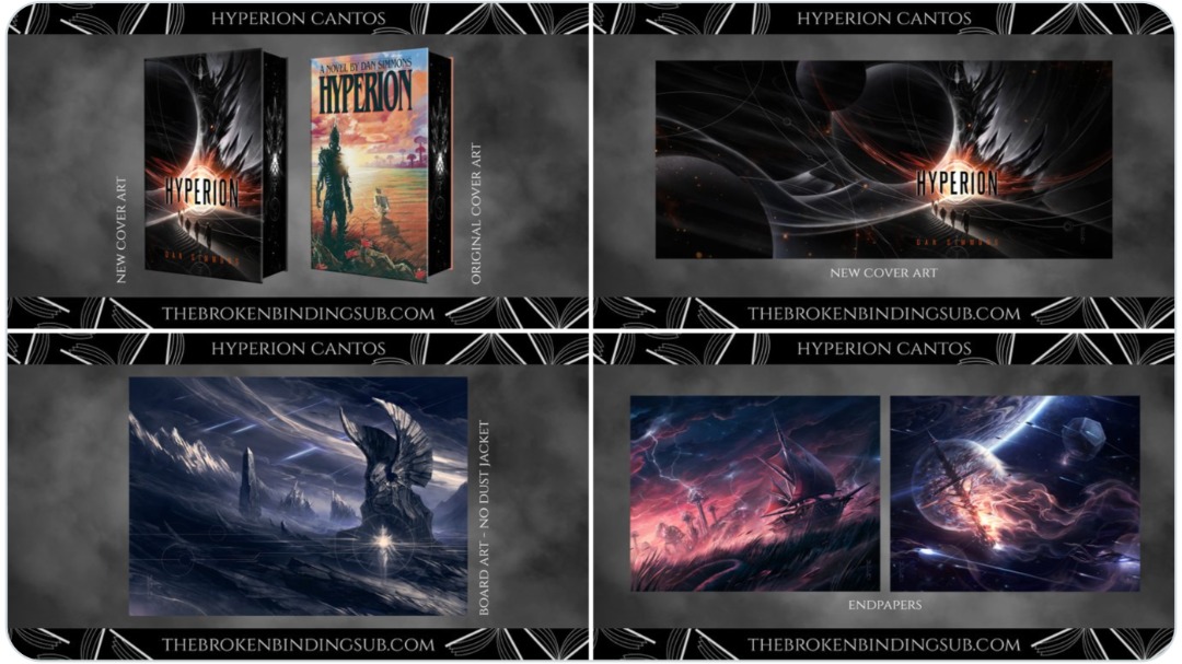 [PRE-ORDE] The Broken Binding Hyperion by Dan Simmons (Sea Cargo ...