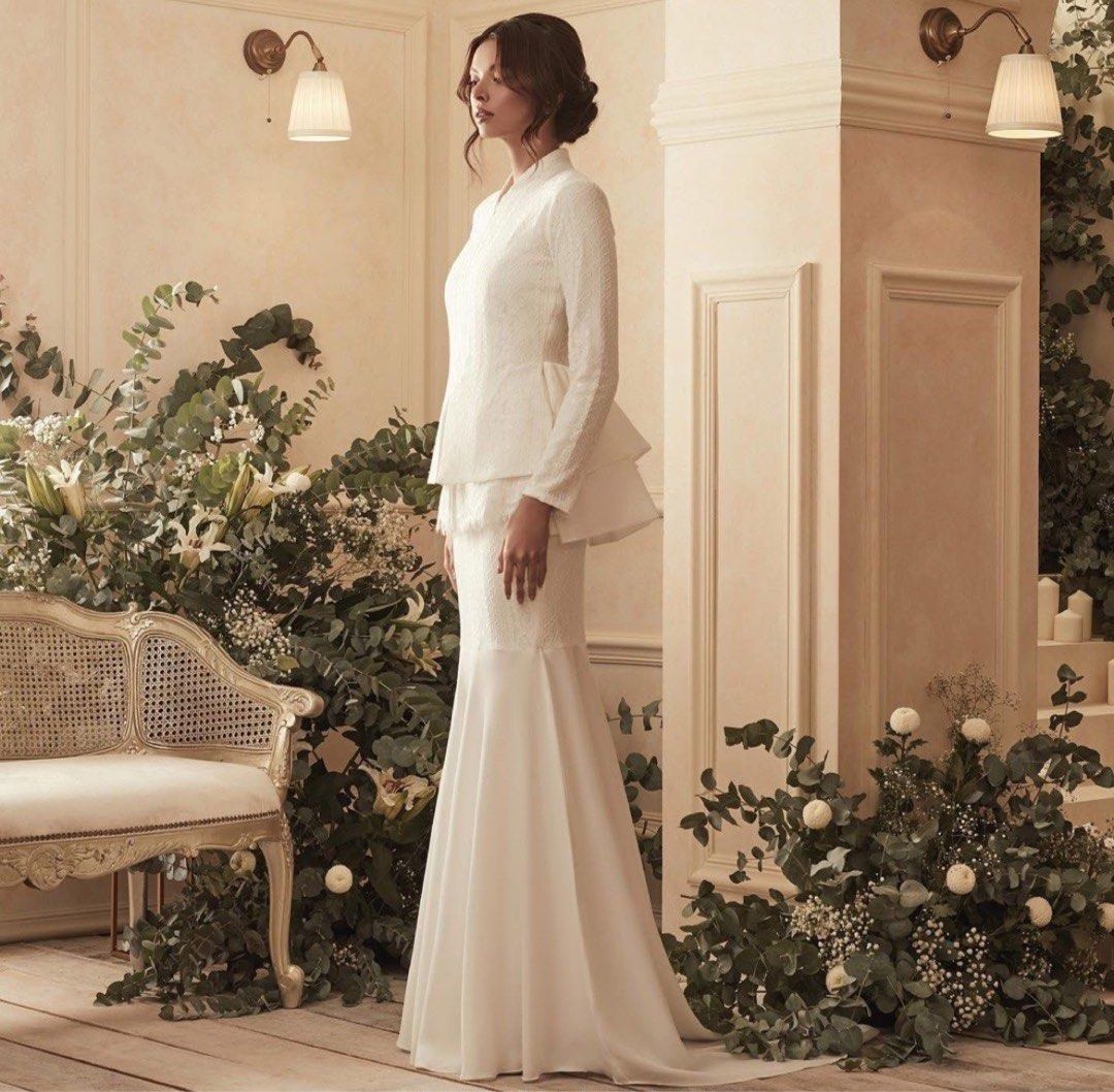 [RENT FEB 2025] WANZAR RYKA BRIDES OFF WHITE Baju Nikah | Raya | Open ...