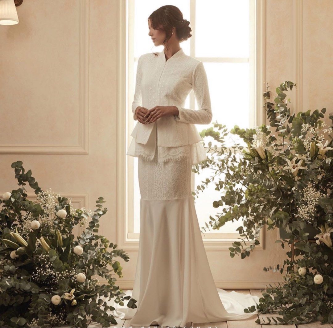 [RENT FEB 2025] WANZAR RYKA BRIDES OFF WHITE Baju Nikah | Raya | Open ...