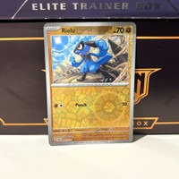 Riolu - 081/142 Reverse Holo RH Pokemon English TCG Stellar Crown, Toys ...