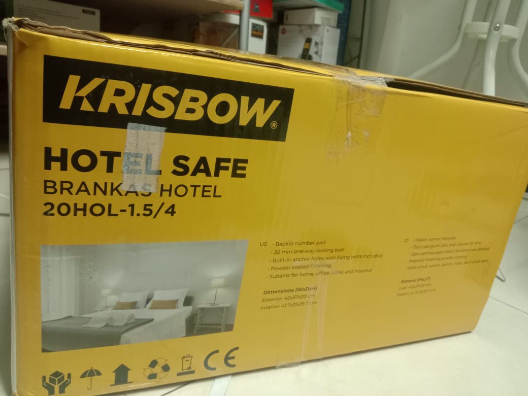 Safety Deposit Box / Brankas Krisbow 20HOL -1.5/4, Elektronik, Lainnya ...