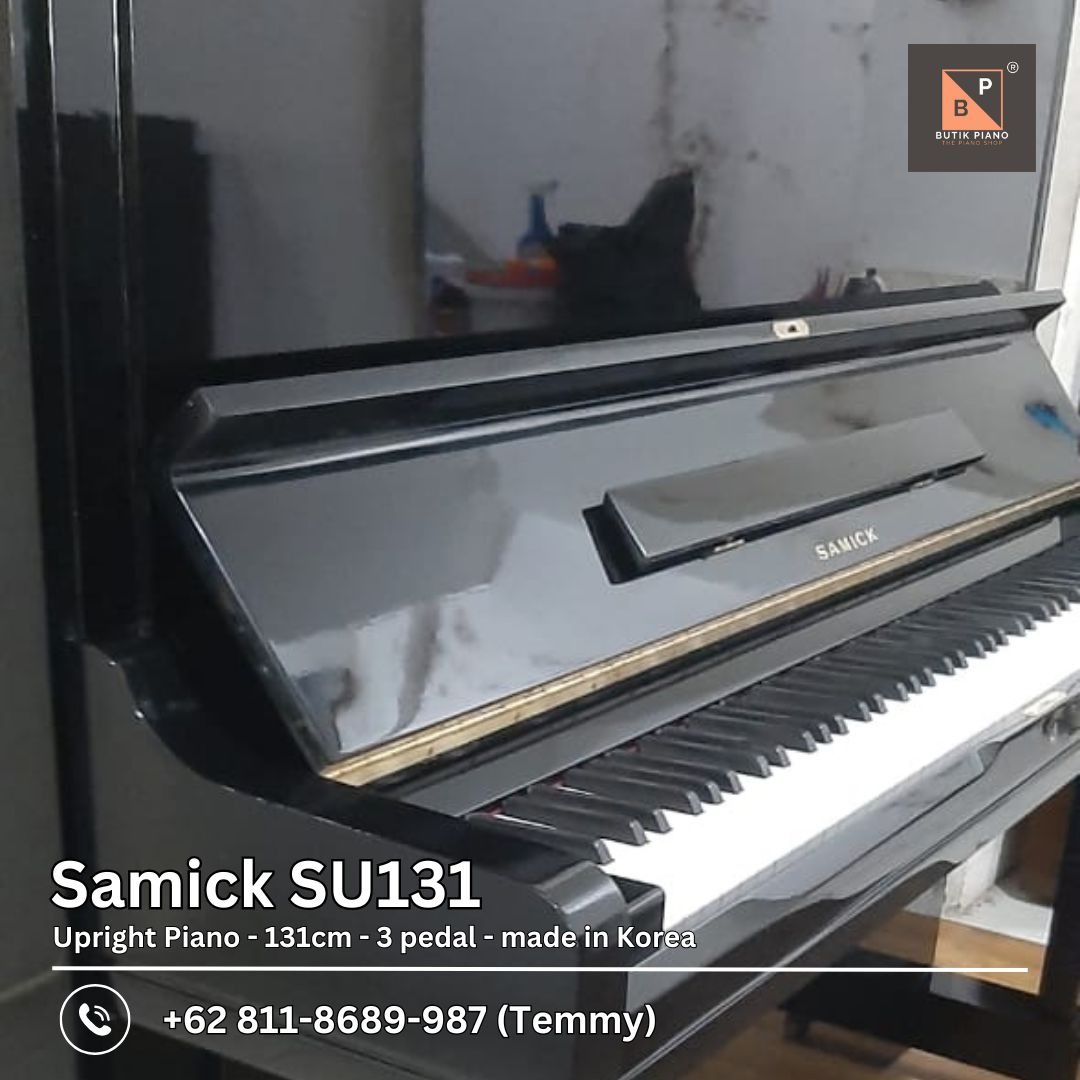Samick SU131 Upright Piano BuiltUp Korea, Musik & Media, Alat di Carousell