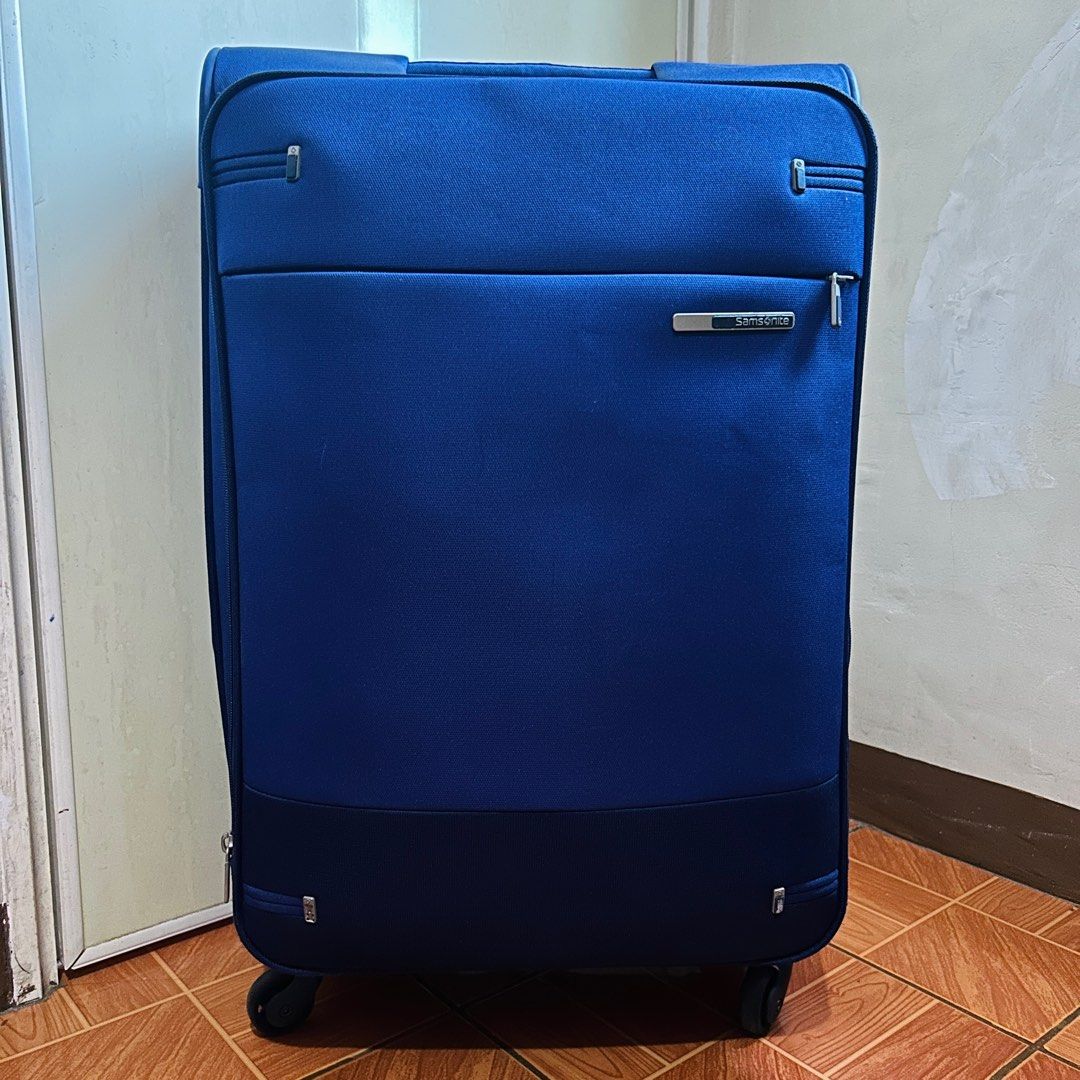 Samsonite Original Authentic Navy Blue Base Boost Spinner 71/26 Exp CI ...