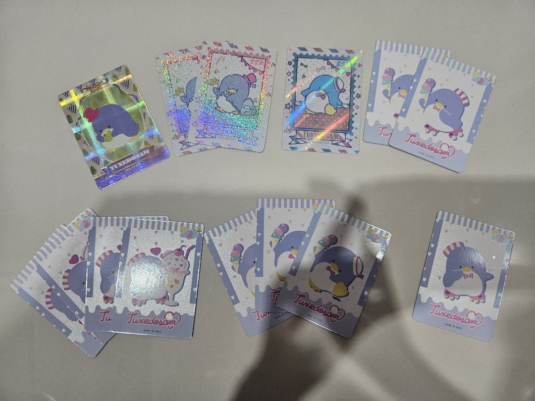 Sanrio Tuxedo Sam Cards, Hobbies & Toys, Toys & Games on Carousell