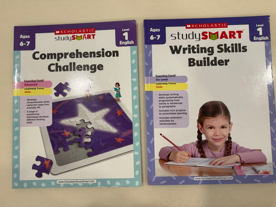 Scholastic Study Smart Comprehension Challenge & Writing Skills Builder, Hobbies & Toys, Books ...