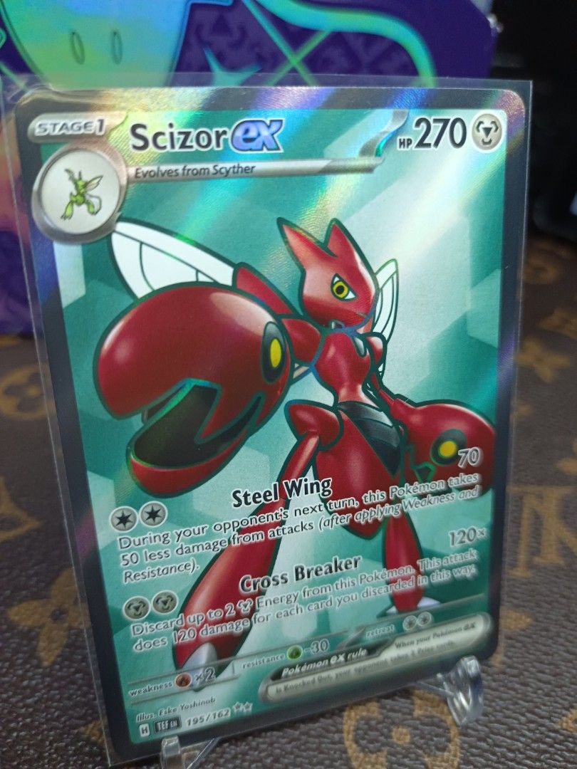 Scizor ex 195/162 FA Temporal Forces Pokemon TCG Card 2024, Hobbies ...