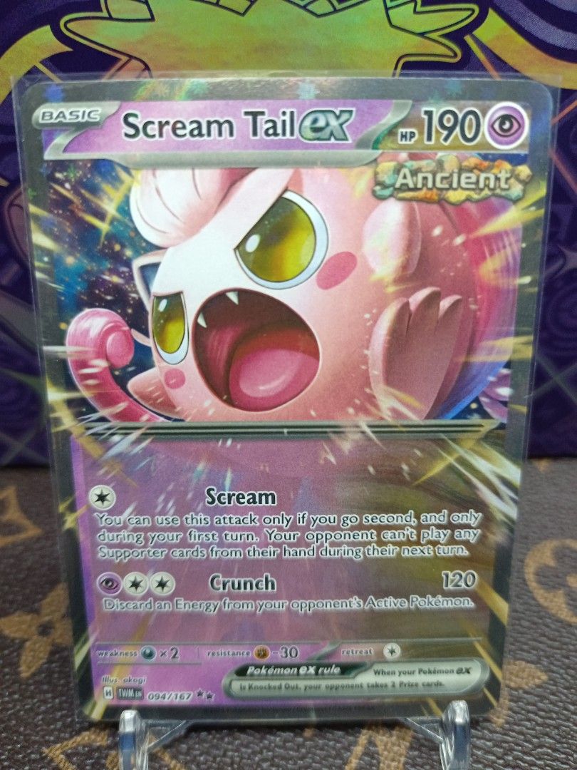 Scream Tail ex 094/167 Twilight Masquerade Pokemon TCG Card 2024 ...