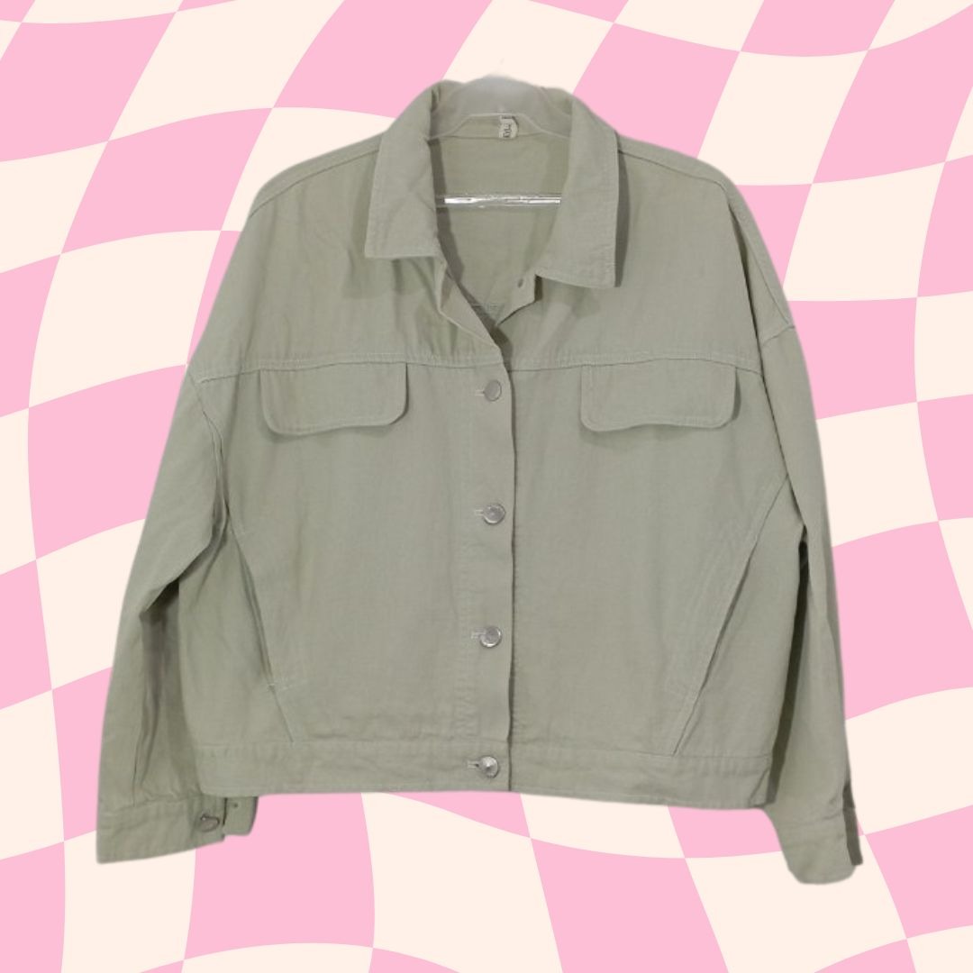 Semi-Denim Jacket, Women's Fashion, Coats, Jackets and Outerwear on ...