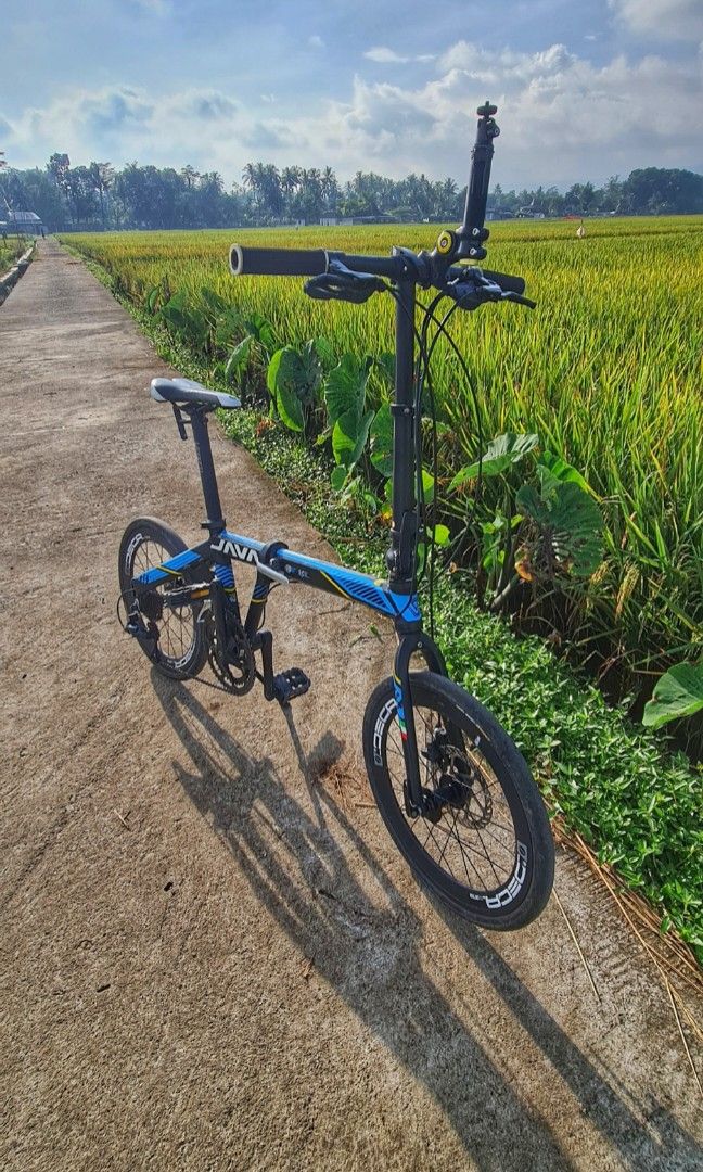 Sepeda lipat folding bike java fit 20 inch jangkrik, Olah Raga, Sepeda ...