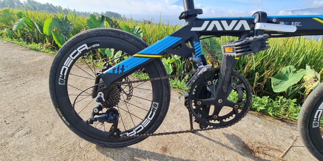Sepeda lipat folding bike java fit 20 inch jangkrik, Olah Raga, Sepeda ...
