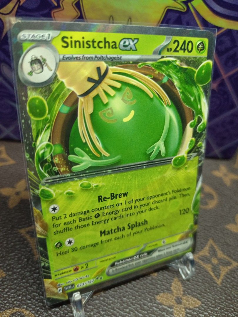 Sinistcha ex 023/167 Twilight Masquerade Pokemon TCG Card 2024, Hobbies & Toys, Toys & Games on ...