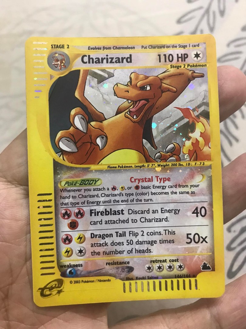 Skyridge Charizard Pokemon TCG, Hobbies & Toys, Toys & Games on Carousell