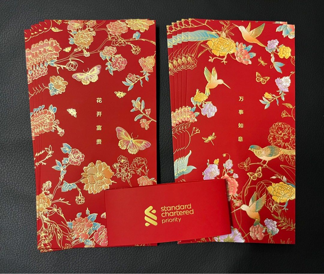 Standard Chartered Priority ang pow 2025 (ang bao / red packet ...