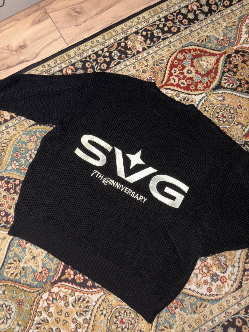 SVG KNITWEAR BLACK, Men's Fashion, Coats, Jackets and Outerwear on ...