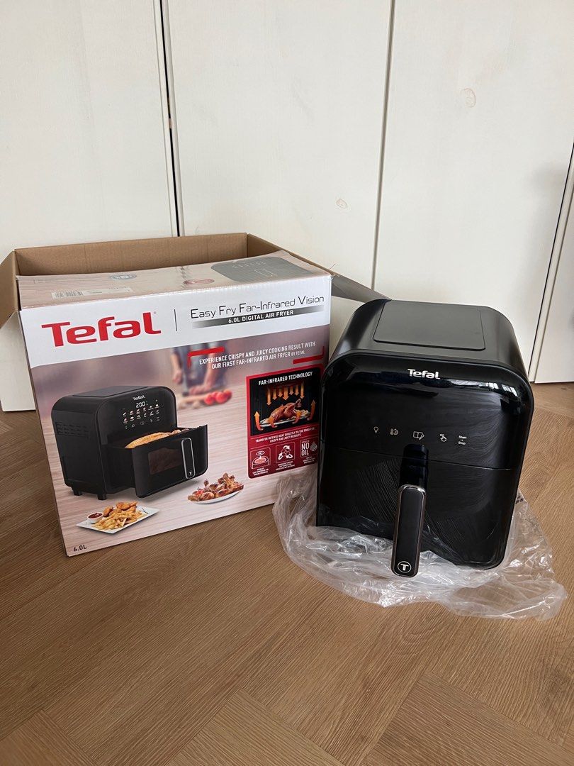 Tefal Easy Fry Far-Infrared Vision Digital Air Fryer 6L EY8218, TV ...