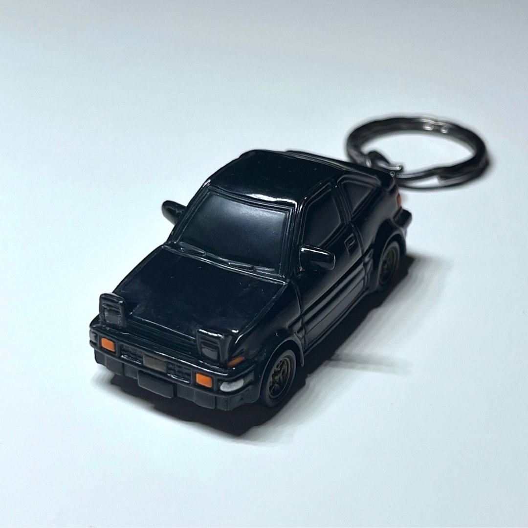 initial d toyota trueno black AE86 limited keychain keyring japanese ...