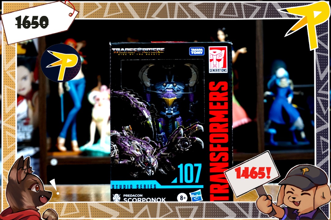 (TRANSFORMERS) STUDIO SERIES PREDACON SCORPONOK 107, Hobbies & Toys ...