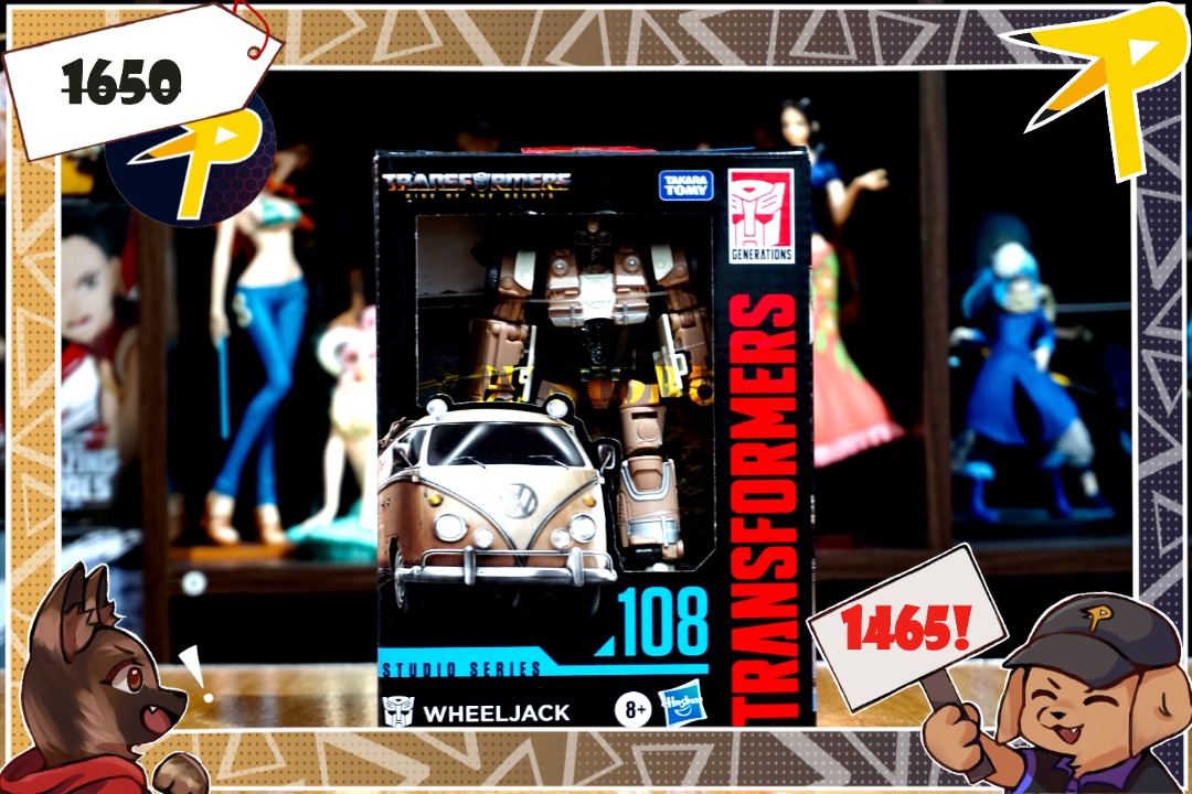 (TRANSFORMERS) STUDIO SERIES ROTB WHEELJACK, Hobbies & Toys, Toys ...